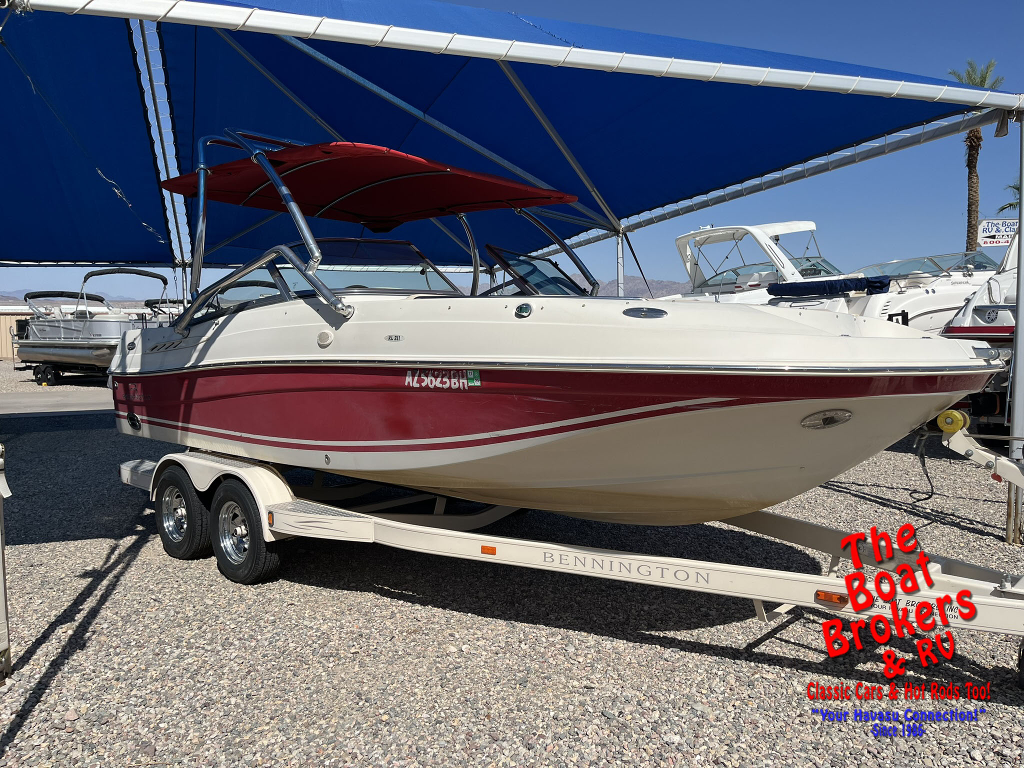 2004 BENNINGTON AZURE 21' DECK BOAT Price Reduced! - The Boat Brokers ...