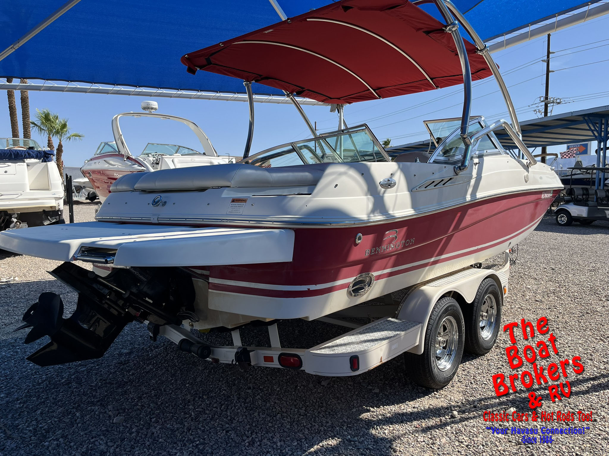 2004 BENNINGTON AZURE 21' DECK BOAT Price Reduced! - The Boat Brokers ...